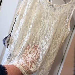 Volcom | Tops | Nwtvolcom Beautiful Lace Tank | Poshmark